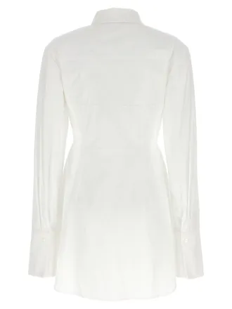Nensi Dojaka Womens White Cotton Blouse