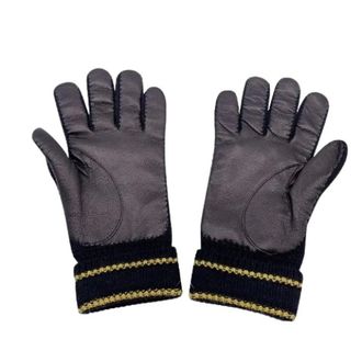 Gucci Pre-owned Knit Gloves - Femme - Pre-owned - Noir - Taille: ONE Size