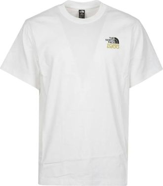 The North Face Homme, Sport, Blanc, Taille: XL Mountain Logo Relaxed T-Shirt