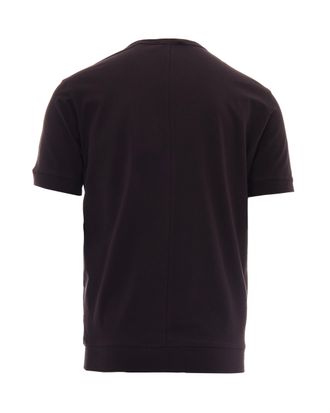 Paolo Pecora Mens T-Shirt Basic Brown Cotton T-Shirts And Polos