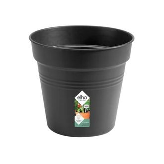 ELHO Green Basics Anzuchttopf 17 - Blumentopf f&uuml;r Z&uuml;chten und Ernten - &Oslash; 17.0 x H 15.8 cm - Schwarz/Living Schwarz