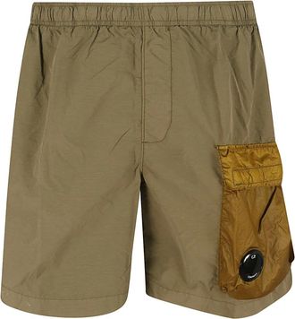 C.P. Company C.p. Company, Homme, Shorts, Brun, Taille: L Maillots de bain Boxer en Nylon Flatt