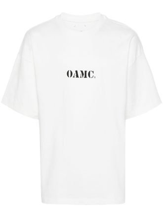 OAMC t-shirt à logo imprimé - Blanc
