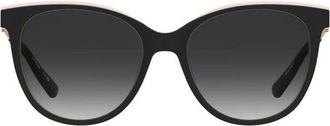 Love Moschino unisex, Accessoires, Noir, Taille: 54 MM Metal Heart Cat-eye Lunettes de soleil