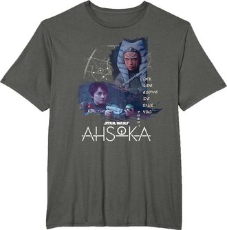 Star Wars Ahsoka Part Four Sabine Rebel Aurebesh Disney+ T-Shirt