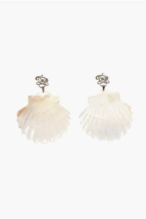 Dsquared2 Oversized Shell Earrings size Unica