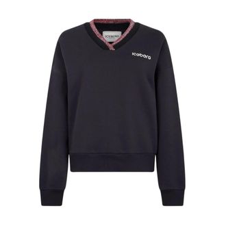 Iceberg Sweatshirt - - Sweatshirts & Hoodies - Damen - Blau - XS