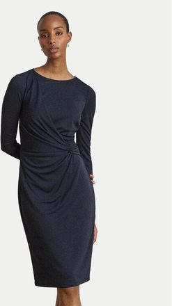 Lauren Ralph Lauren Strickkleid 200P14033001 Dunkelblau Slim Fit