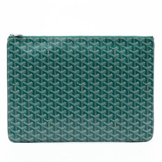 Goyard Clutches - Goyardine Senat GM - Gr. unisize - in Grün - für Damen