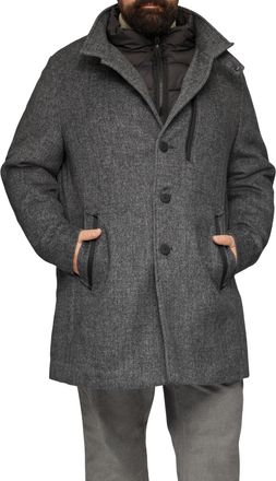 s.Oliver Sportiver Kurzmantel mit gestepptem Insert