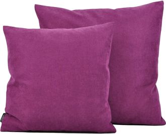 Albani Kissenhülle Monaco einfarbig 40x40cm Beere