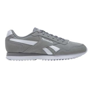 Reebok Royal Glide Wellenf&ouml;rmig Sneaker f&uuml;r Herren, Wildleder (Hellgrau/Wei&szlig;)