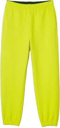 Lacoste Femme, Pantalons, Jaune, Taille: 36 FR Pantalon de surv&ecirc;tement en piqu&eacute;