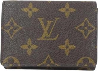 Louis Vuitton unisex, Pre-owned, Brun, Taille: ONE Size Portefeuille en toile Pre-owned