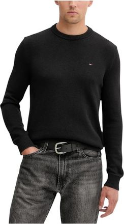 Tommy Jeans Homme, Pulls, Noir, Taille: M Slim Essential Sweater