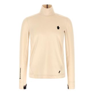 Moncler Polartec Rollkragenpullover - - Sport - Herren - Beige - M