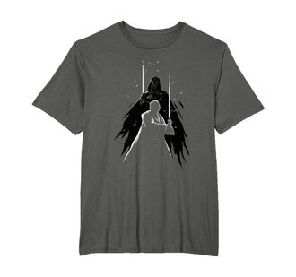 Star Wars Obi-Wan Kenobi Dual Silhouette Vader And Kenobi T-Shirt