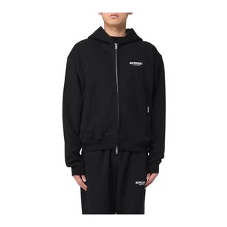 Represent Represent, Homme, Sweatshirts et sweats à capuche, Noir, Taille: M SweaT-shirt noir zippé