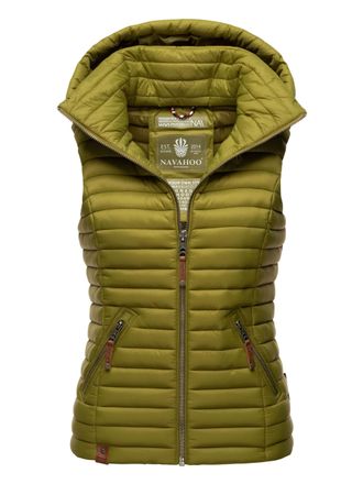 Navahoo Damen Steppweste Shadaa - Leichte Weste mit Abnehmbarer Kapuze