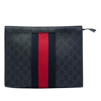 Gucci Sac bandouli&egrave;re Pre-owned en toile - Femme - Pre-owned - Noir - Taille: ONE Size