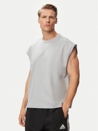 adidas Tank-Top Soft Lux KE5887 Grau Loose Fit