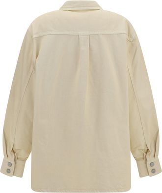 Magda Butrym Oversized Denim Shirt - Beige
