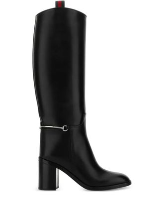Gucci Kniehohe Stiefel 85mm - Schwarz