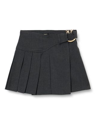 Pinko Damen Garo Flanellrock mit Piercings Rock, I90_Dark Grey, 50