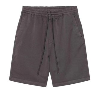 Carhartt Work in Progress Homme, Shorts, Gris, Taille: L Shorts Floyde en serg&eacute; extensible gris