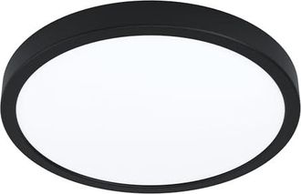 Eglo connect.z Smart-Home LED Bad-Deckenlampe Fueva-Z, Ø 28,5 cm, ZigBee, App und Sprachsteuerung Alexa, Lichtfarbe (warmweiß-kaltweiß), dimmbar, Alu Aufba