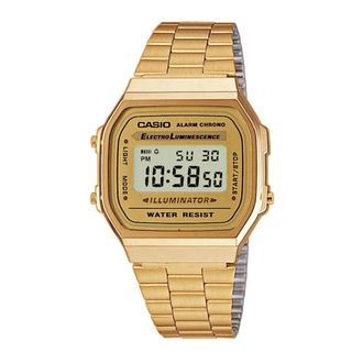 Casio Montre num&eacute;rique en acier dor&eacute; multifonction - unisex - Accessoires - Jaune - Taille: ONE Size