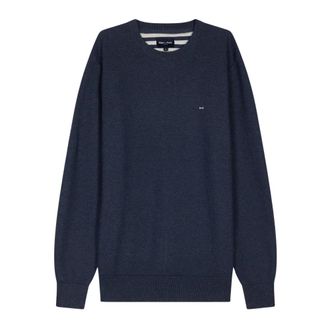 Eden Park Rundhals-Strickware - - Knitwear - Herren - Blau - 3XL