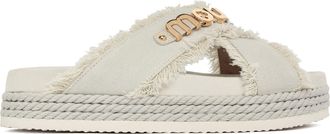 Mou Pantoletten Mou MU.SW451005K Wei&szlig;