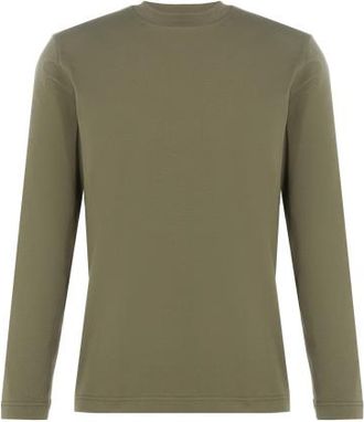 Saison 1865 T-shirt Baff col rond en coton mélangé