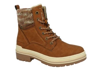 Tom Tailor Tom Tailor Damen 4291904 Halblange Stiefel, Cognac, 40 EU