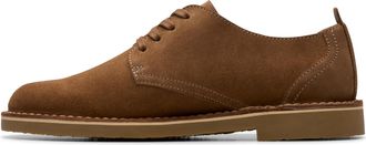 Clarks Premium Shepton Low für Herren, Cola Wildleder, Größe 40, Cola Suede, 39 2/3 EU