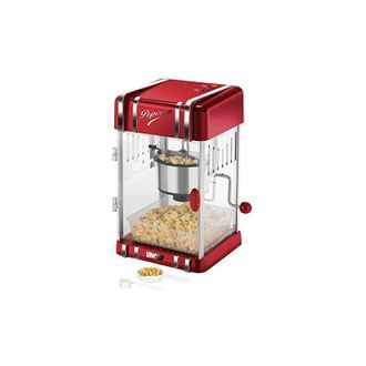 Unold Retro Popcorn-Popper Rot, Silber 300 w - Popcorn-Popper (300 w, 220 - 240 v, 50 - 60 Hz, 250 x 286 x 433 mm, 3,2 kg) - Unold