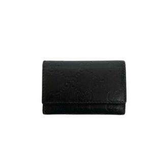 Gucci Porte-cl&eacute;s en cuir Pre-owned - Femme - Pre-owned - Noir - Taille: ONE Size