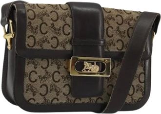 Celine Sac bandouli&egrave;re vintage Pre-owned - Femme - Pre-owned - Brun - Taille: ONE Size