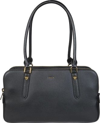 Furla Femme, Sacs, Noir, Taille: ONE Size Giulia M Boston Bag