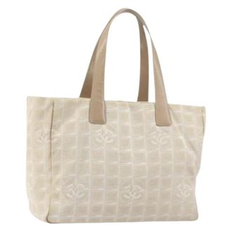 Chanel Pre-owned Vintage Nylon Tote Bag - - Pre-owned - Damen - Beige - ONE SIZE