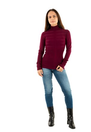 Morgan Damen 132-mentos.m Pullover, Plum M, Small