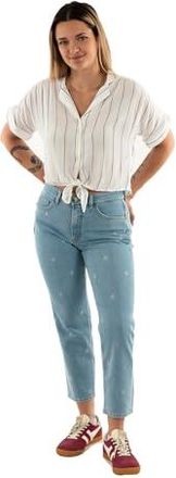 Only Onlpaula Life S/S Tie T-Shirt WVN Noos, Cloud Dancer, XL