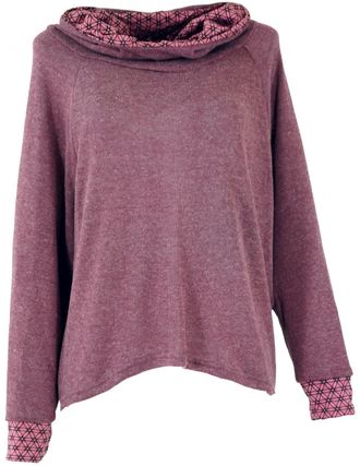 Guru Shop Hoody, Sweatshirt, Pullover, Kapuzenpullover - Altrosa, Damen, Baumwolle, Size:S/M