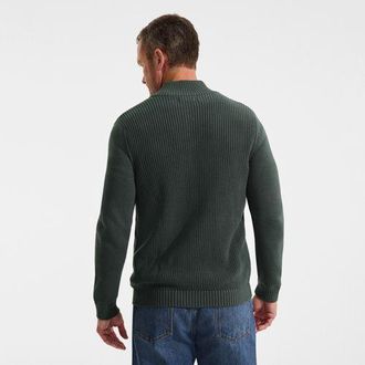 Lands End Cardigan mit Stehkragen DRIFTER, Herren, Gr&ouml;&szlig;e:48-50 regular, Gr&uuml;n, by Lands End
