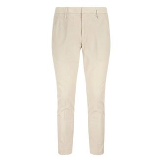 Dondup Homme, Pantalons, Beige, Taille: W30 Pantalon Alfredo Coupe Slim
