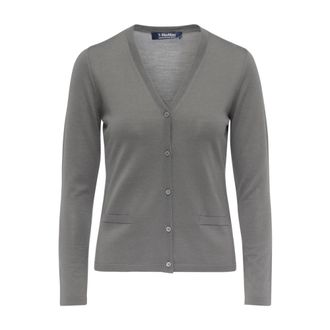 Max Mara Kenya Stilvolles Kleid - - Knitwear - Damen - Grau - M