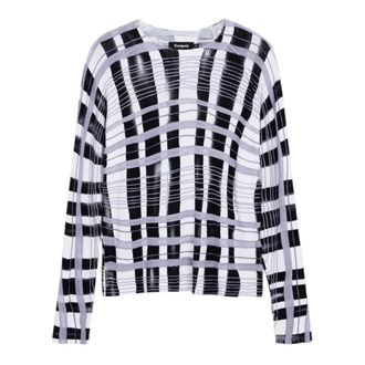 Desigual Jers Noruega - - Knitwear - Damen - Schwarzk - S