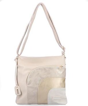 Remonte Q0705, Sac dépaule Femme, Crema/Muschel/LightGold/Crema / 62