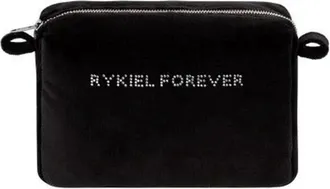 Sonia Rykiel Femme, Sacs, Noir, Taille: ONE Size Velvet Rhinestone Case